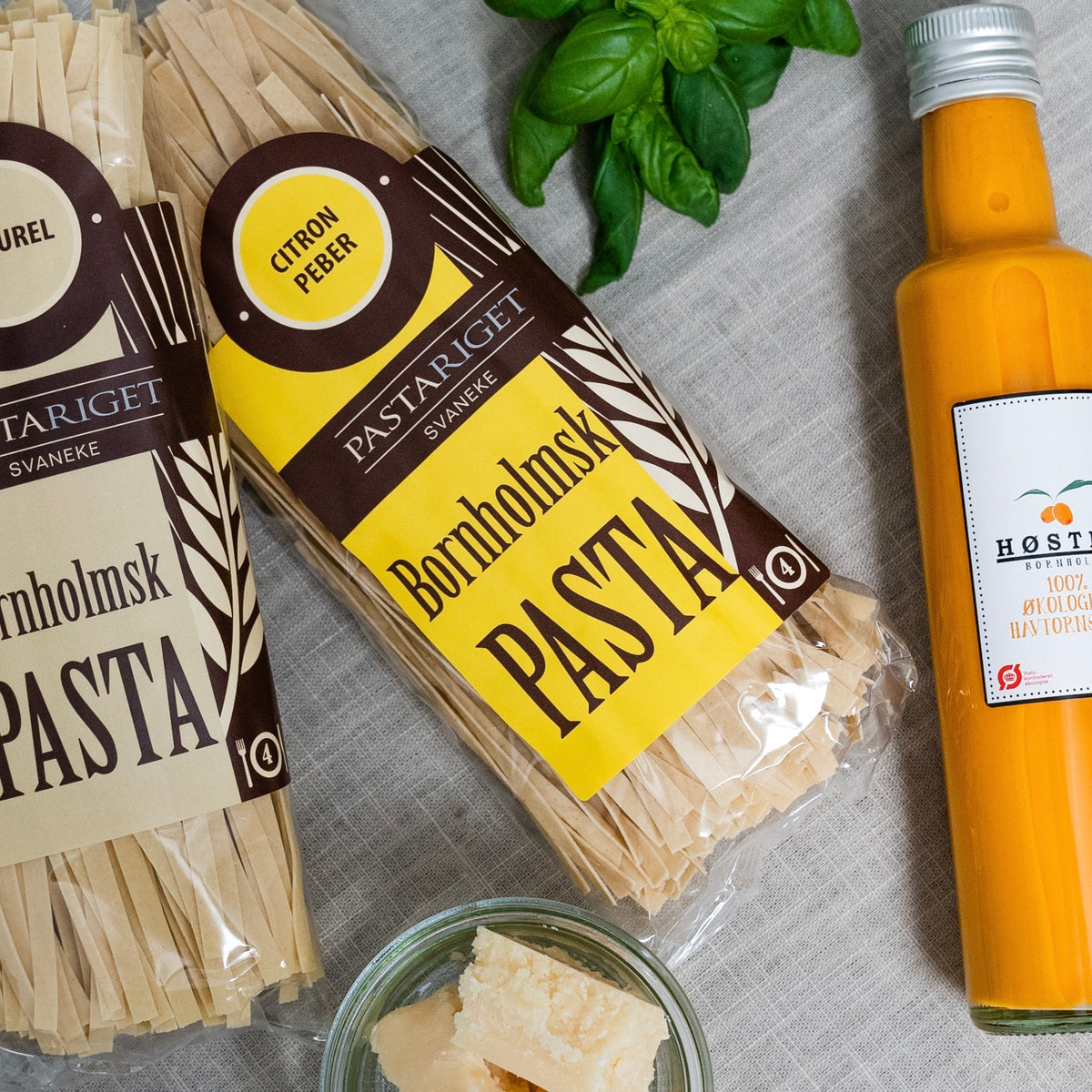 Pasta-pesto-pakke – hoestet